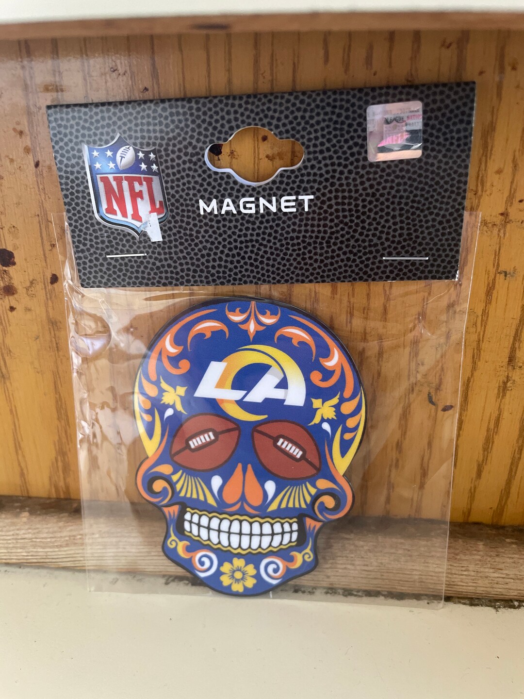 Rams Sugar Skull Magnet Dia De Los Muertos - Etsy