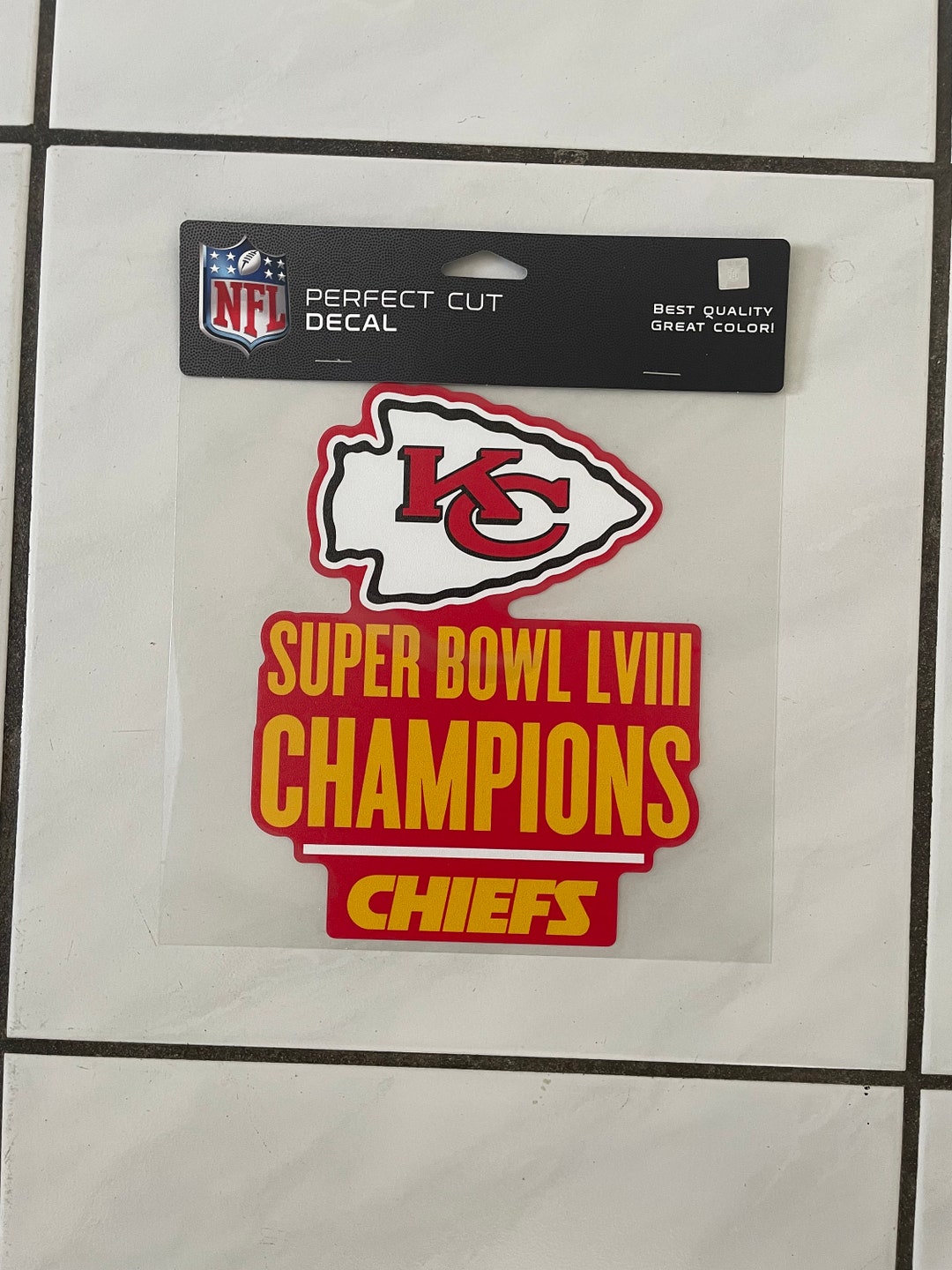 Kansas City Chiefs Decal Champions 8x8 Car Windows - Etsy