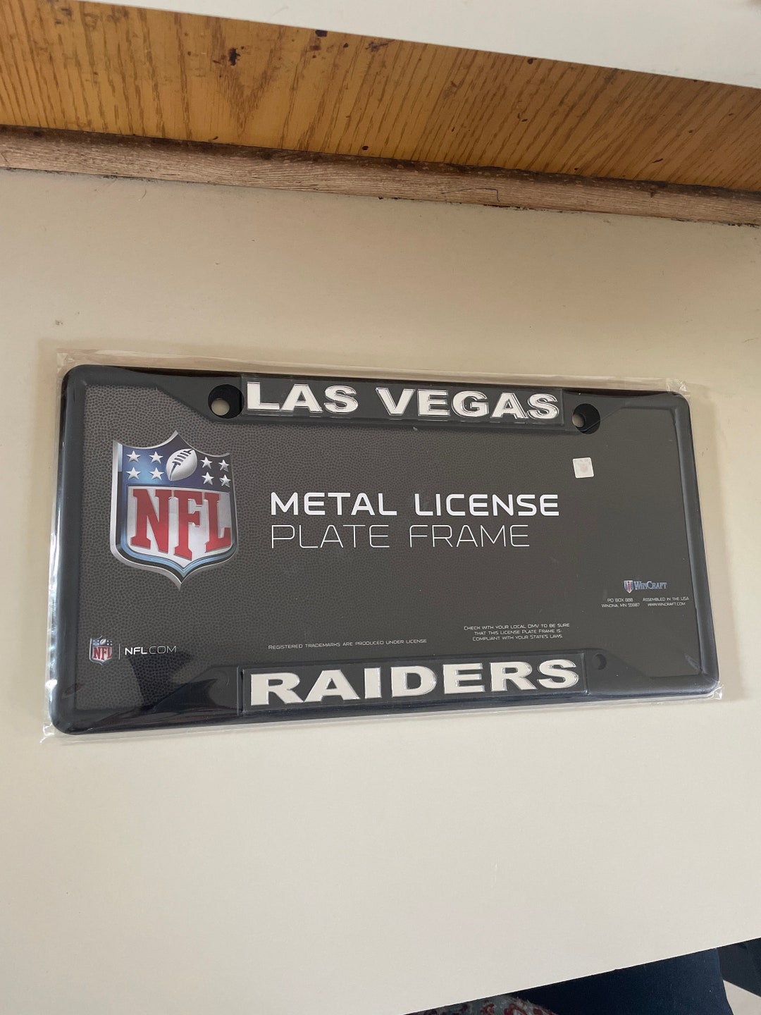 Las Vegas Raiders License Plate Frame Laser Cut Officially Licensed - Etsy