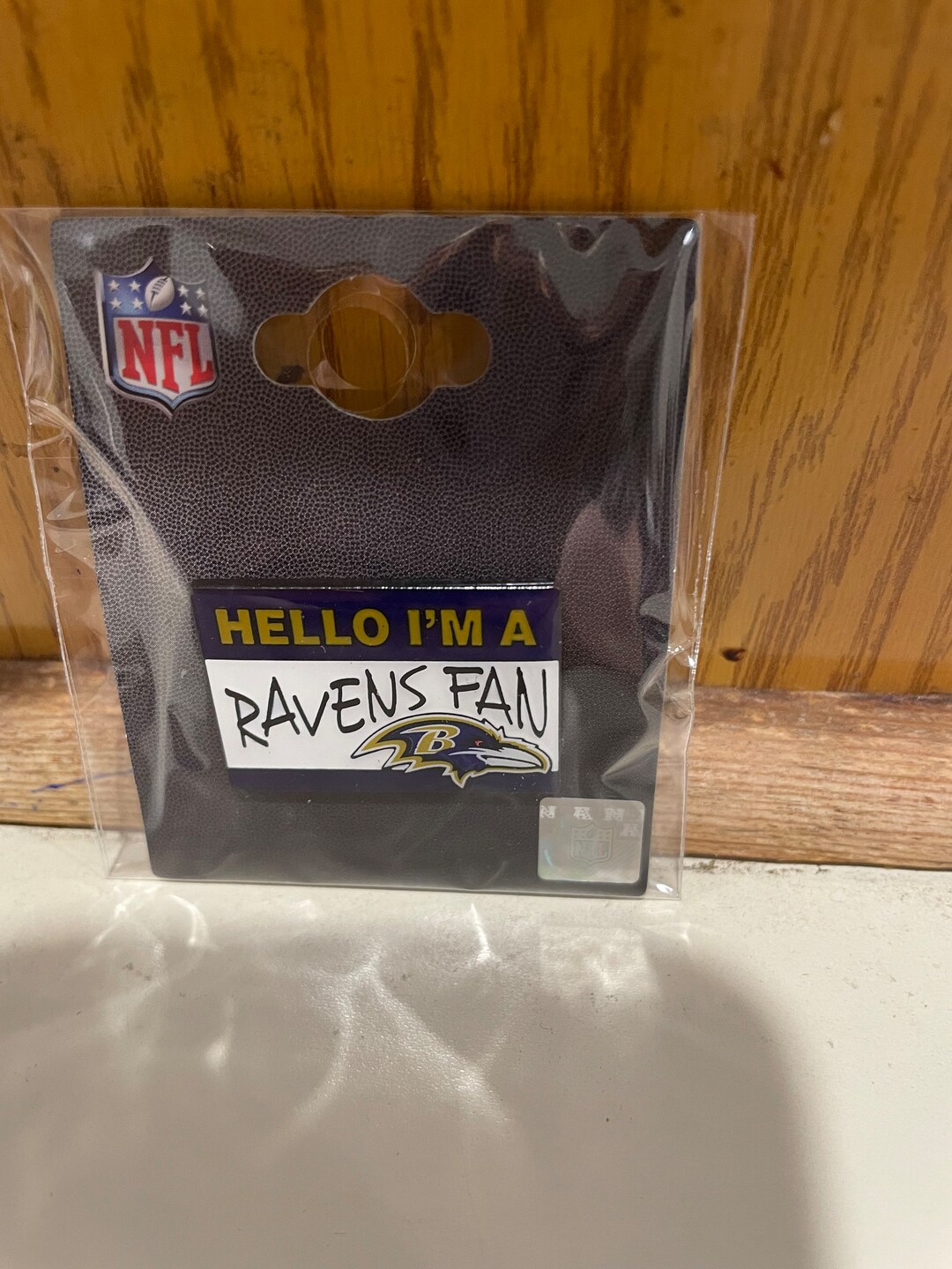 Baltimore Ravens Pin Name Tag Hat Lapel Collector - Etsy
