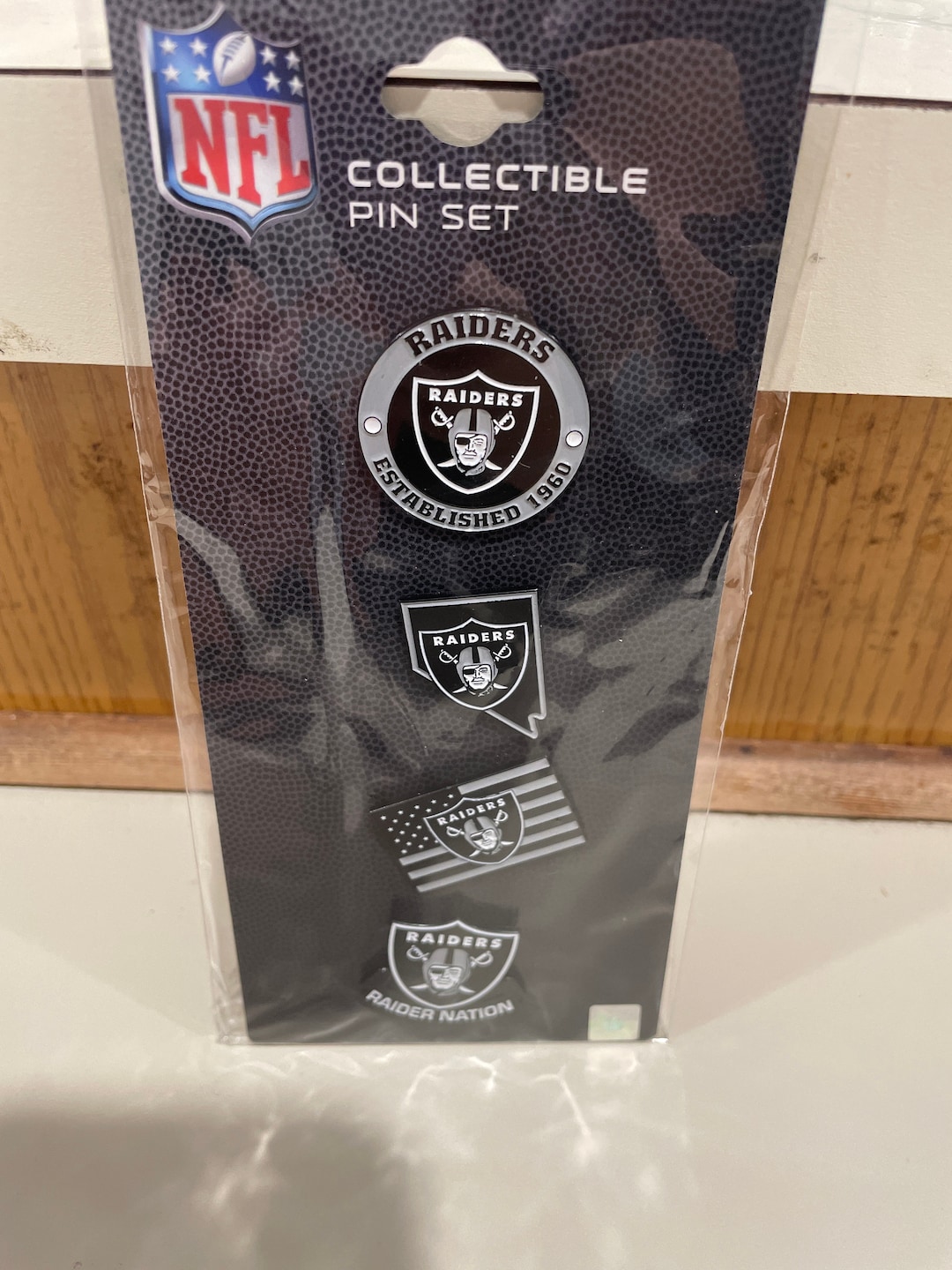 Raiders Pin Set 4 Pins Hat Lapel Collector - Etsy