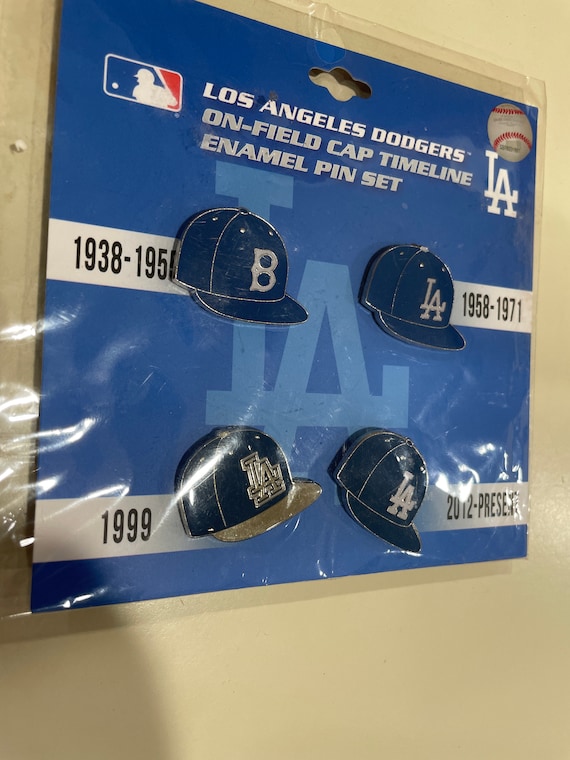 Los Angeles Dodgers Timeline Pin Set Caps - Etsy