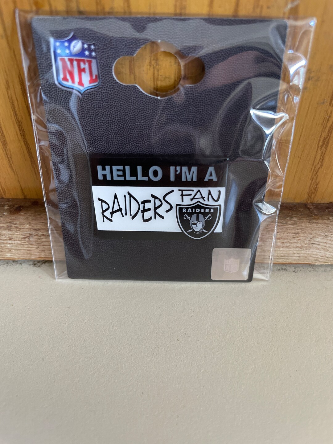 Raiders Pin Name Tag Style Hat Lapel Collector - Etsy
