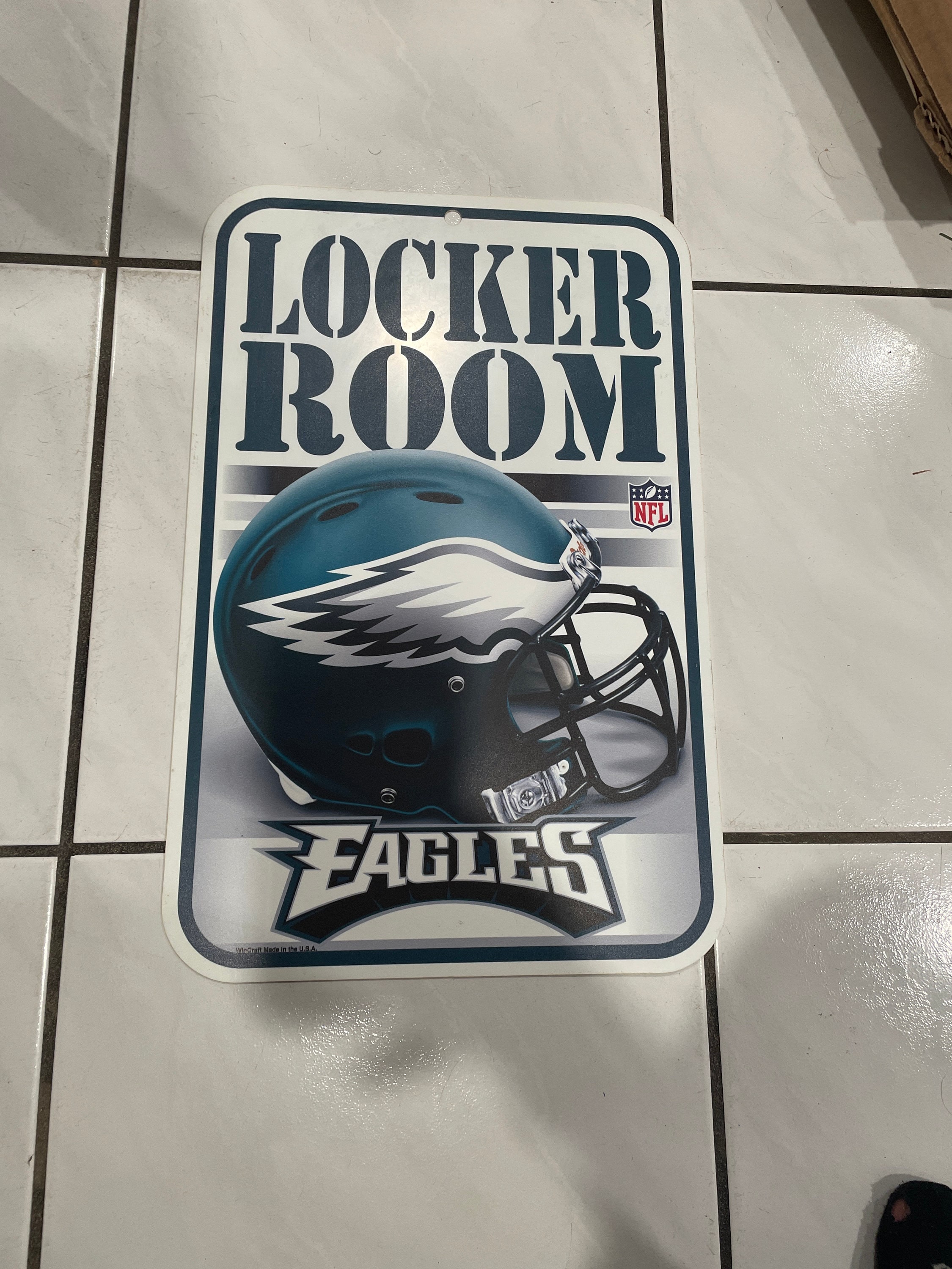 Philadelphia Eagles Locker Room Sign - Etsy
