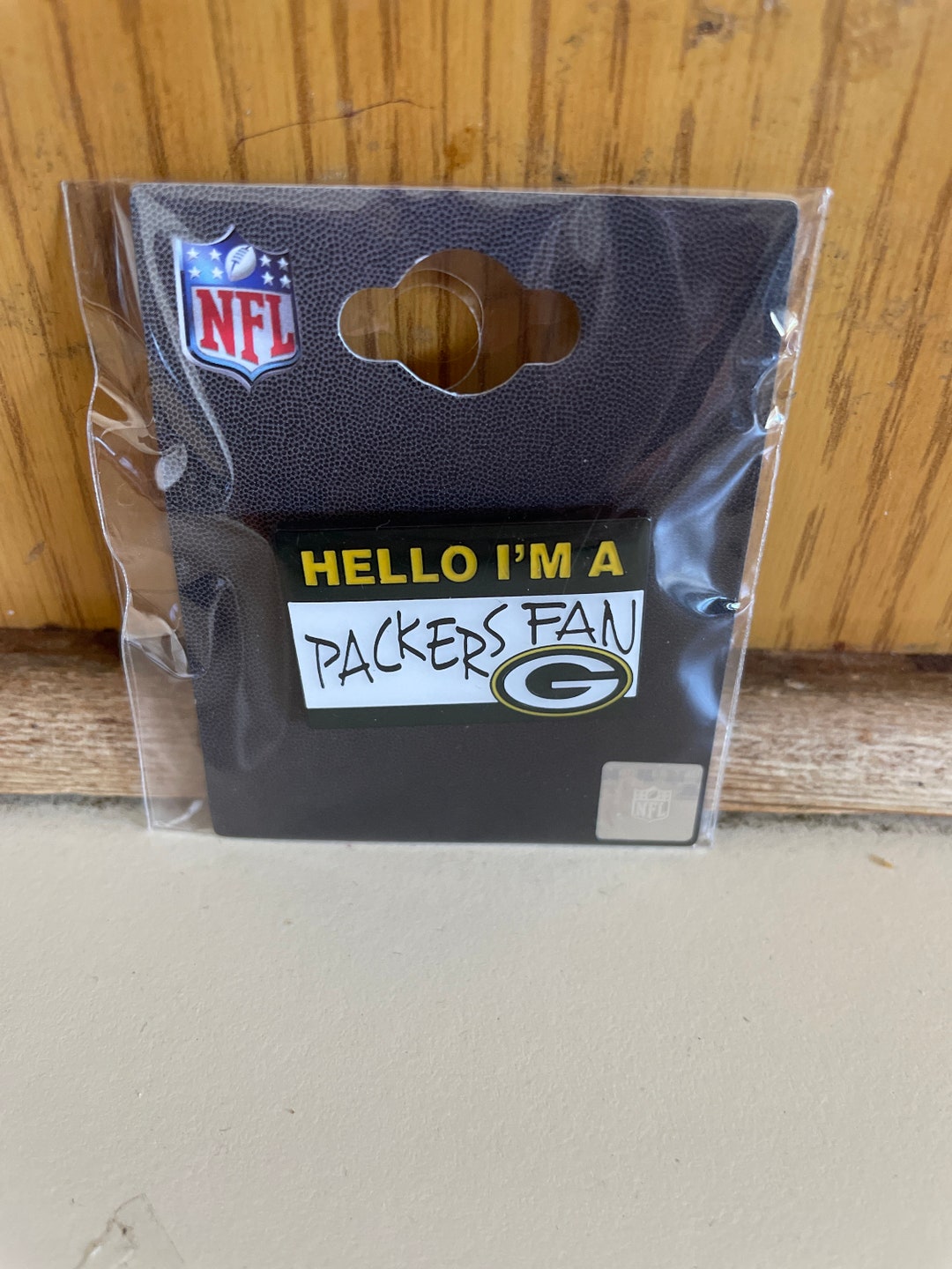Green Bay Packers Name Tag Pin Hat Lapel Collector - Etsy