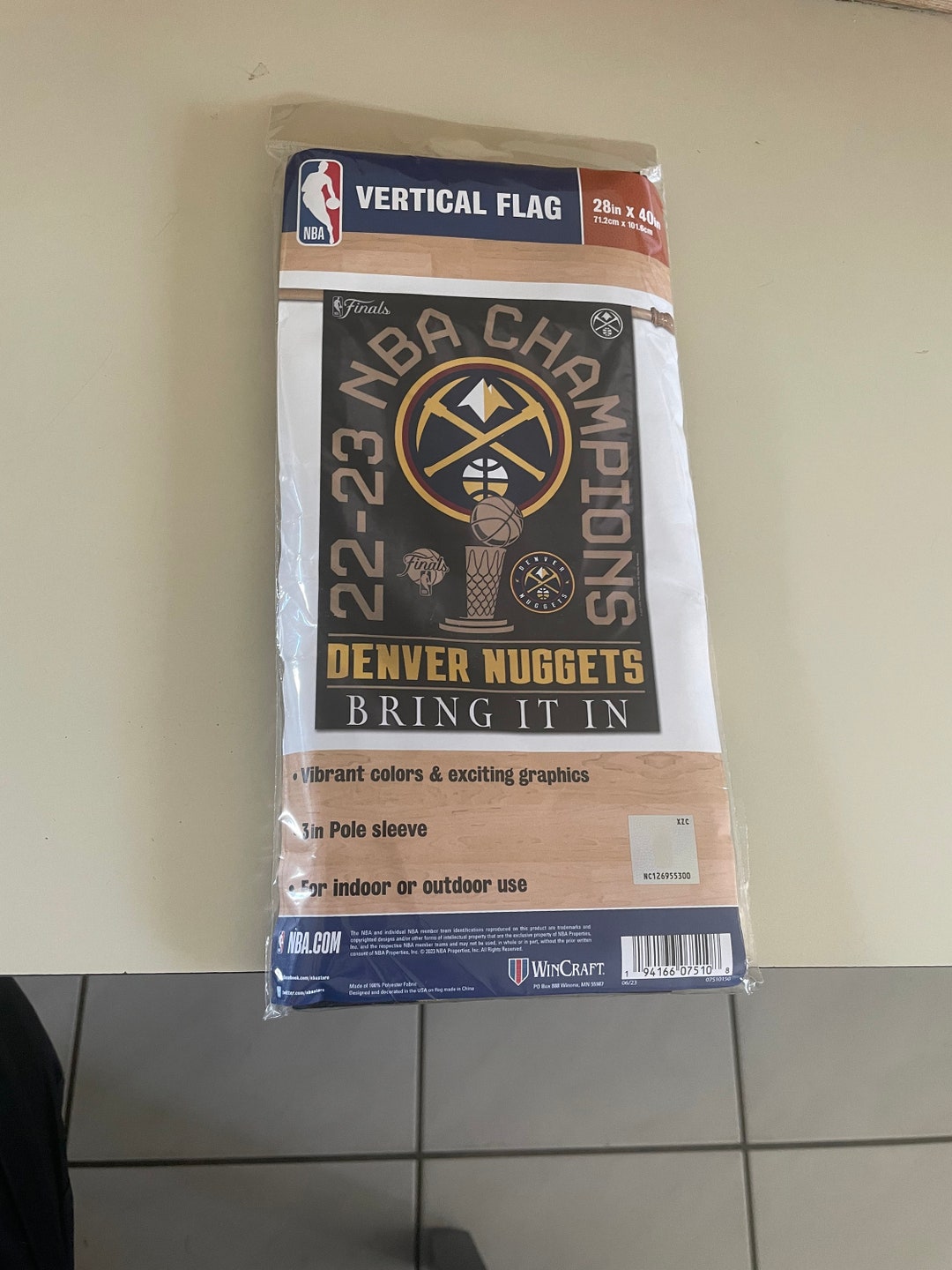 Denver Nuggets Champions Banner Flag 28x40 - Etsy