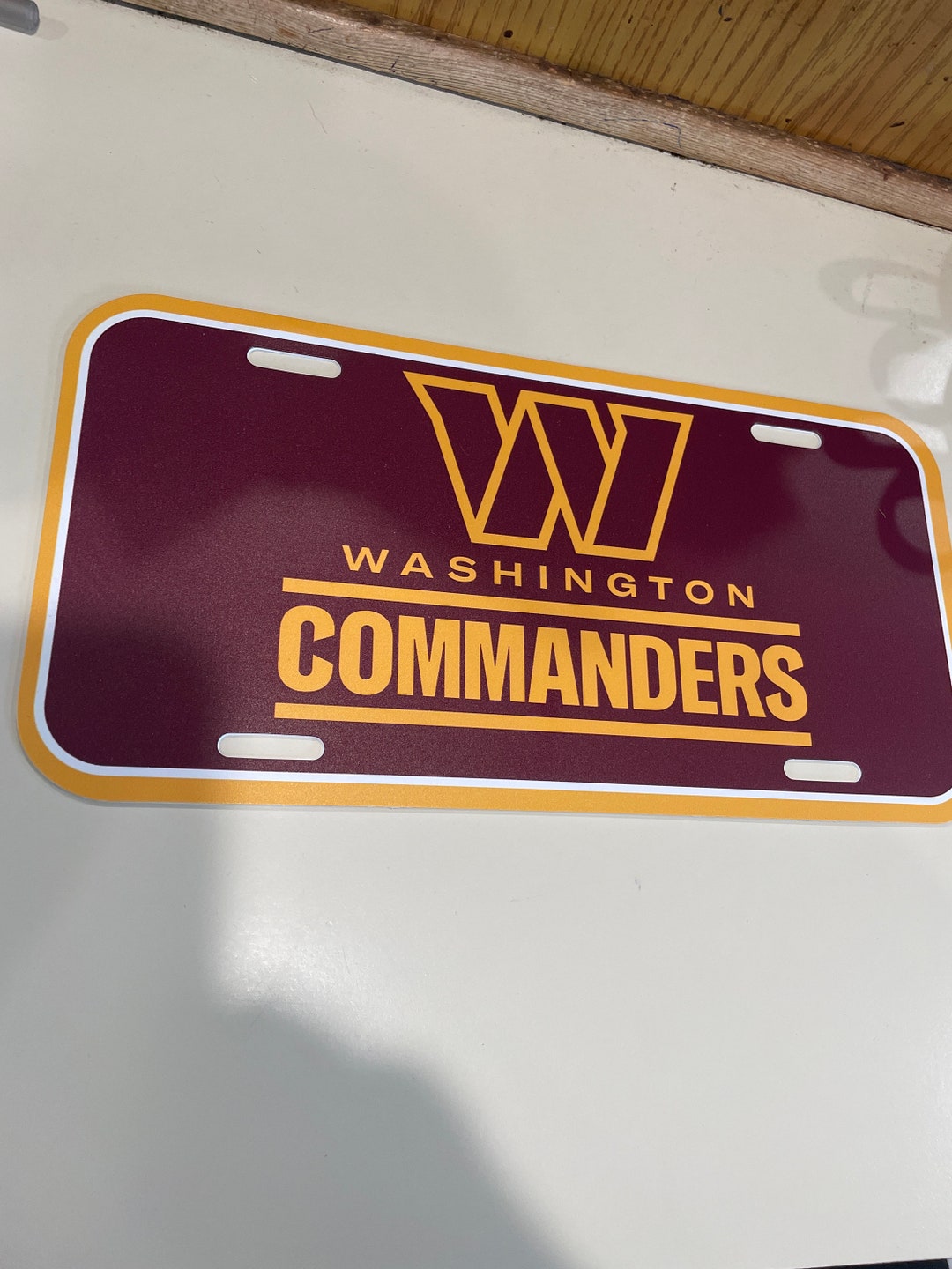 Washington Commanders License Plate - Etsy