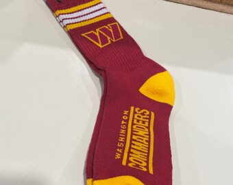 Washington Commanders Socks - Etsy