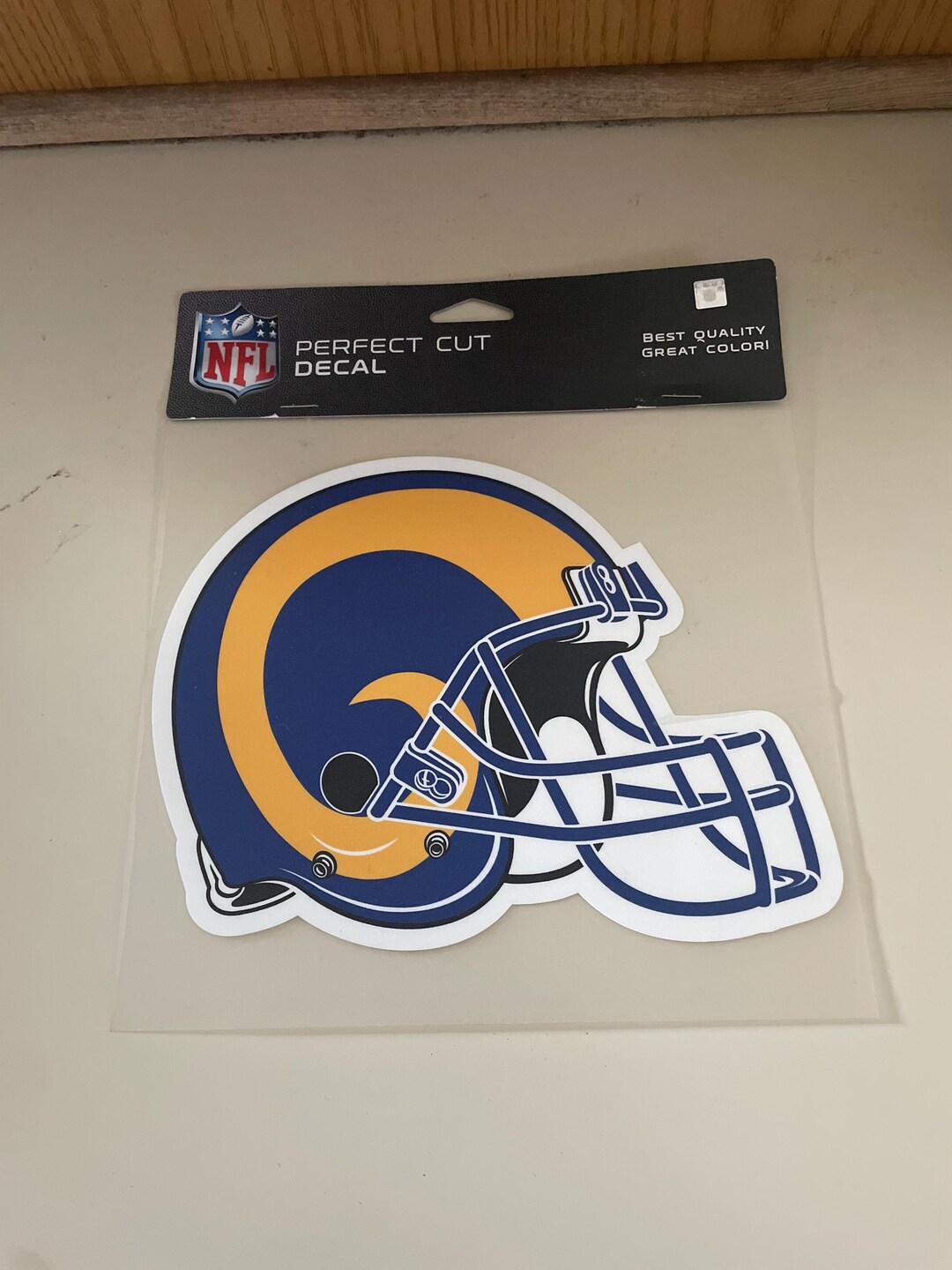 Rams Decal Helmet Retro 8x8 Car Window Etc - Etsy