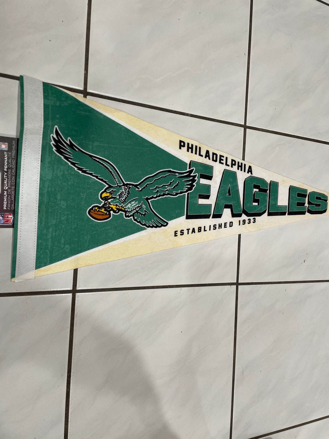 Philadelphia Eagles Pennant Retro Est 1933 Premium Wool - Etsy