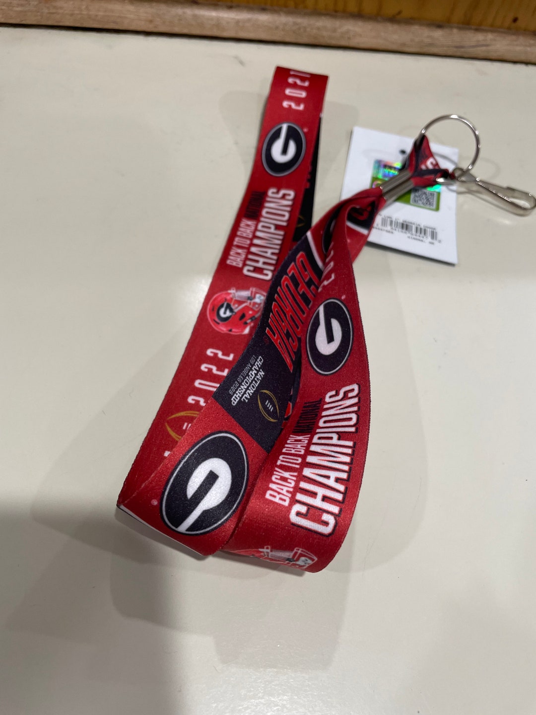 Georgia Bulldogs Back to Back Champions Lanyard - Etsy