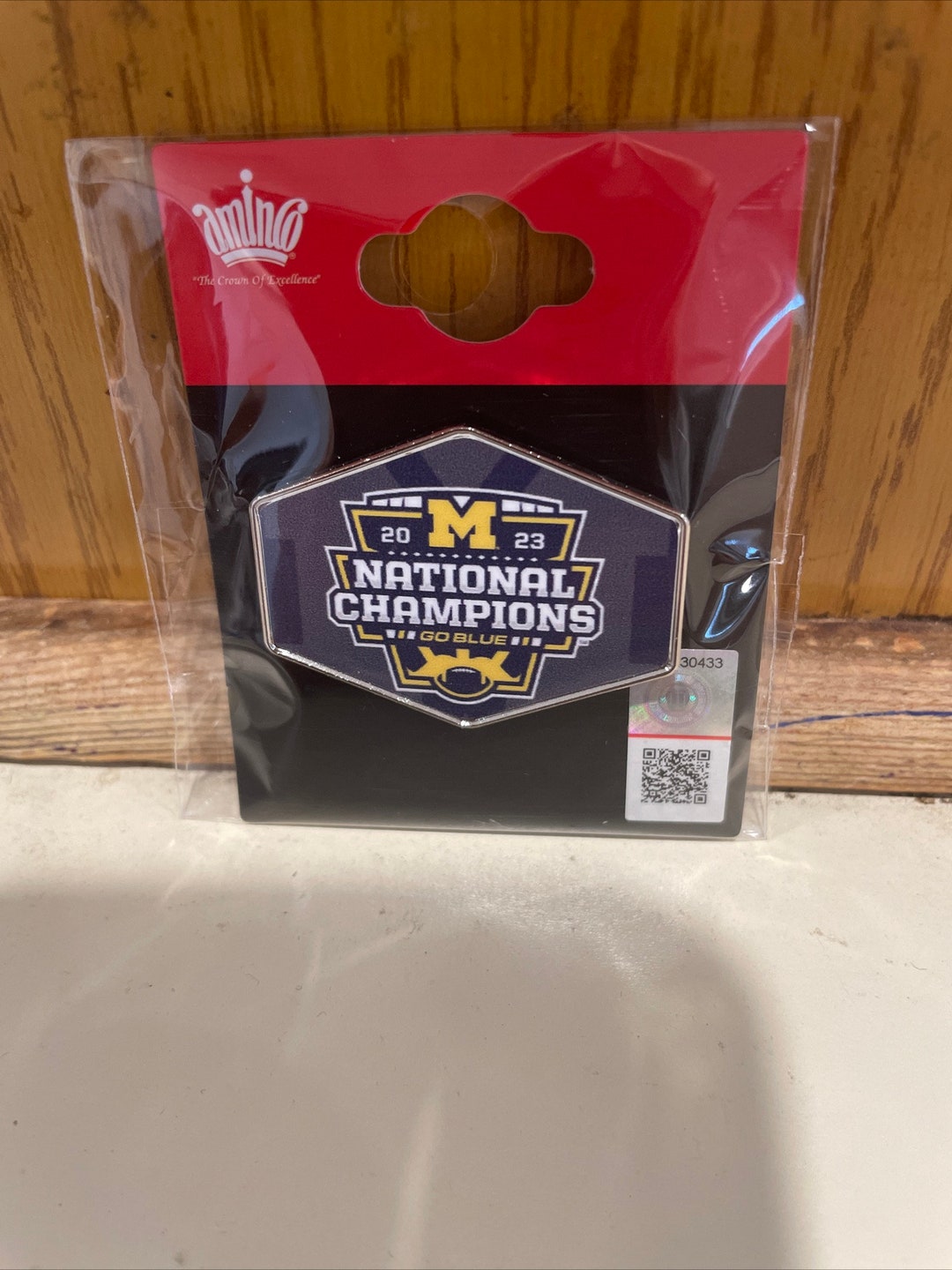Michigan Wolverines Pin Champions Hat Lapel Collector - Etsy