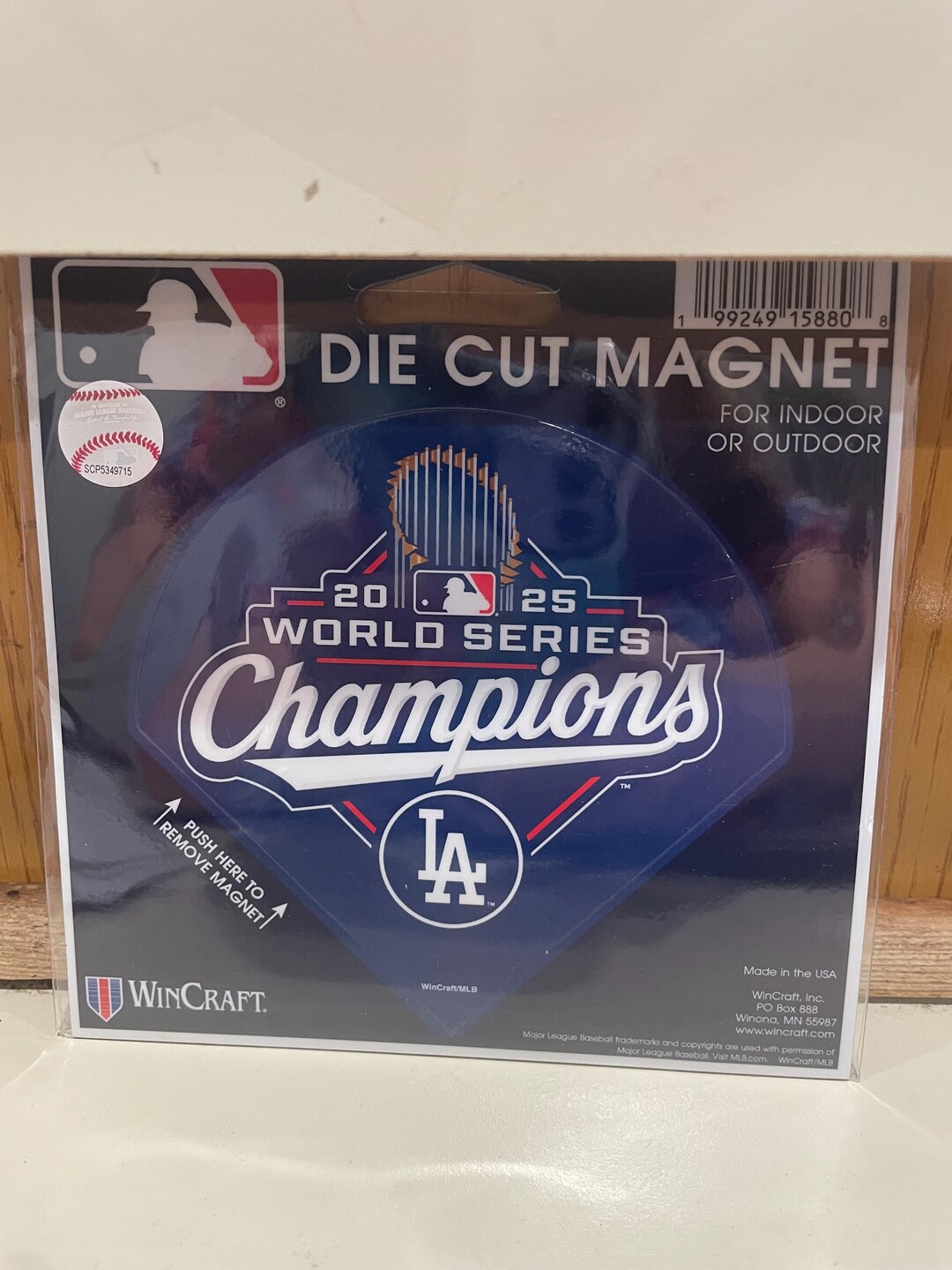 Dodgers 2025 Champions Magnet 5x5 - Etsy