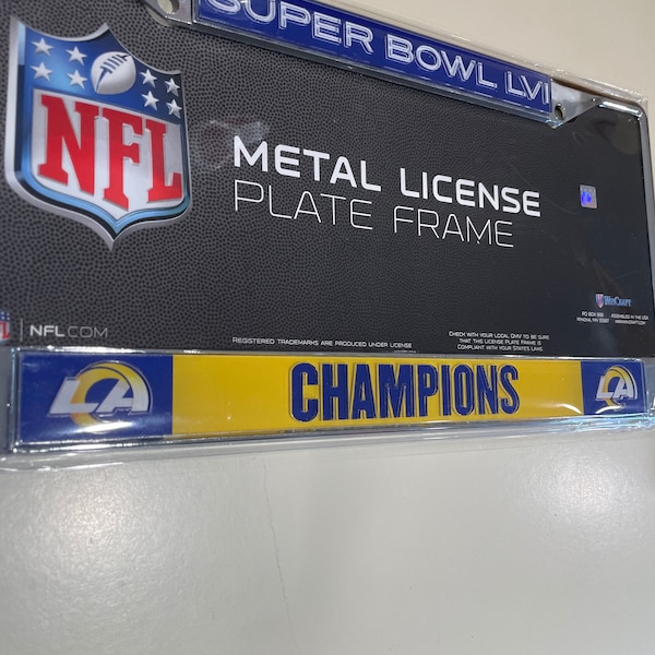 Rams License Plate Frame - Etsy