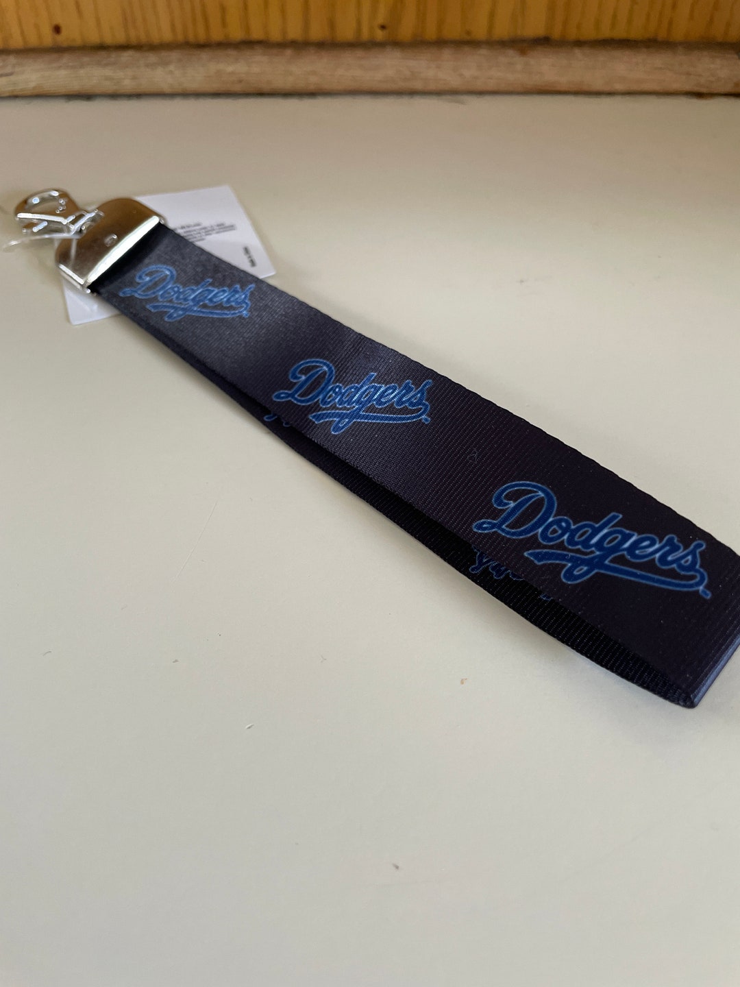Dodgers Keystrap Wristlet Black - Etsy