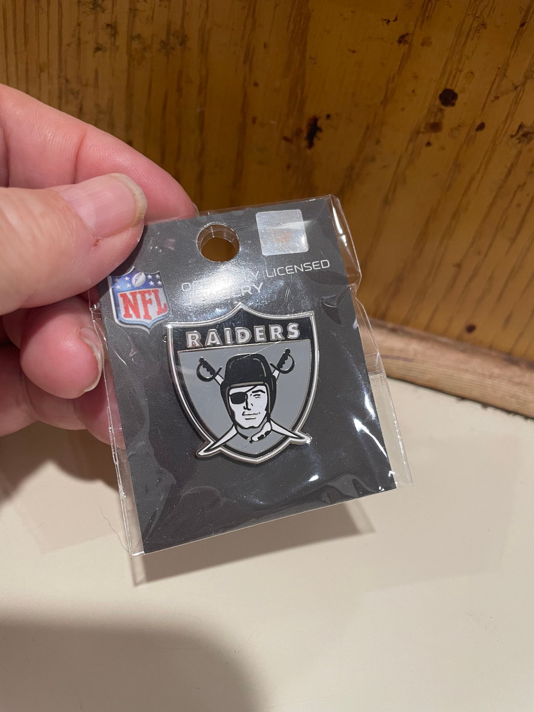 Raiders Retro Pin Old School Shield . NEW DESIGN - Etsy