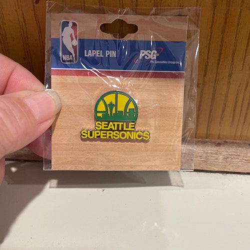 Seattle Supersonics Pin Sonics NBA Orange and Green - Etsy