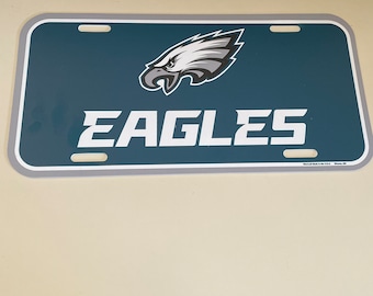 Philadelphia Eagles NFL #1 Fan Metal License Plate - Licensed by Rico ...