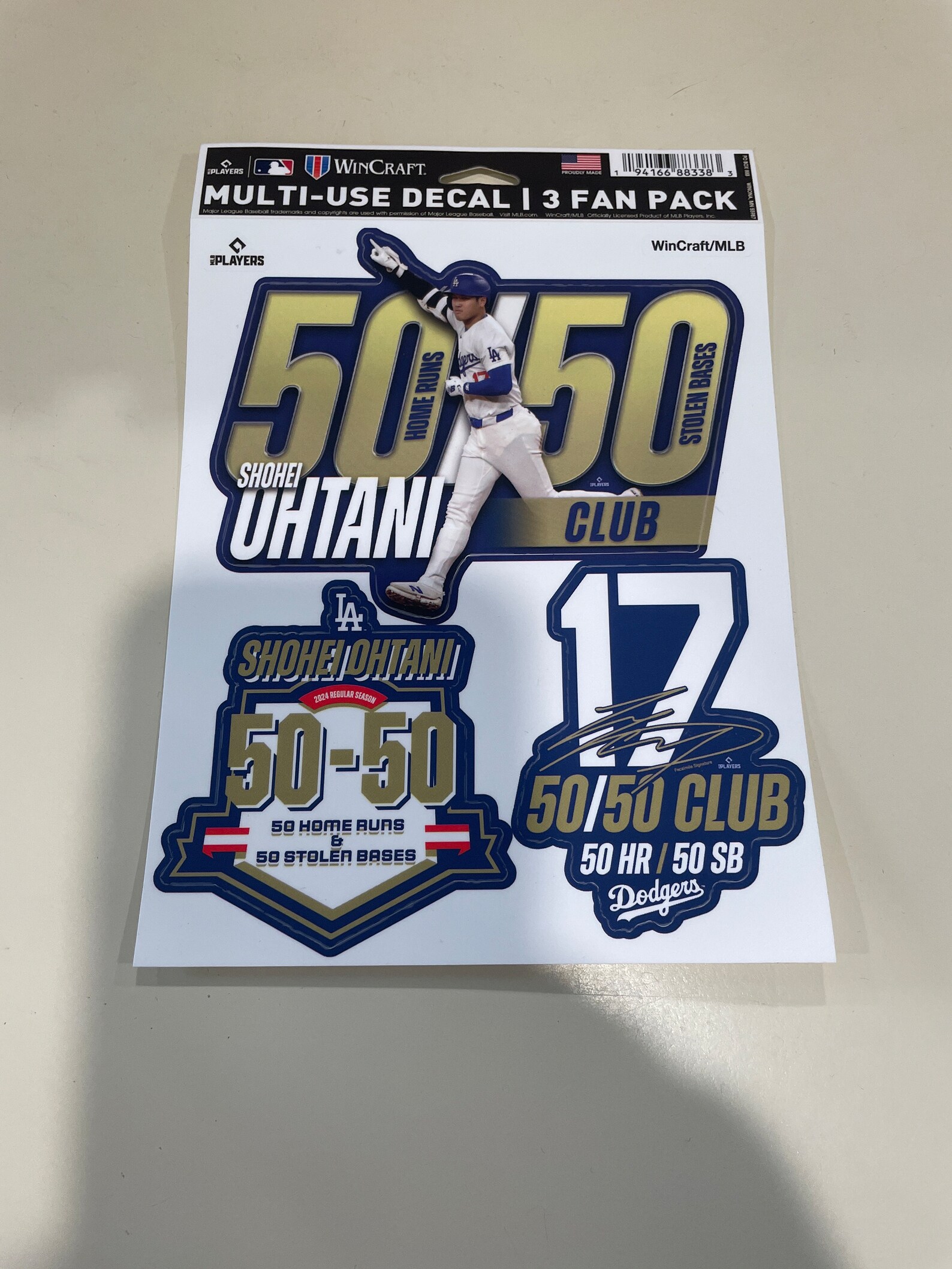 Shohei Ohtani 3 Decal Set 50/50 Record - Etsy