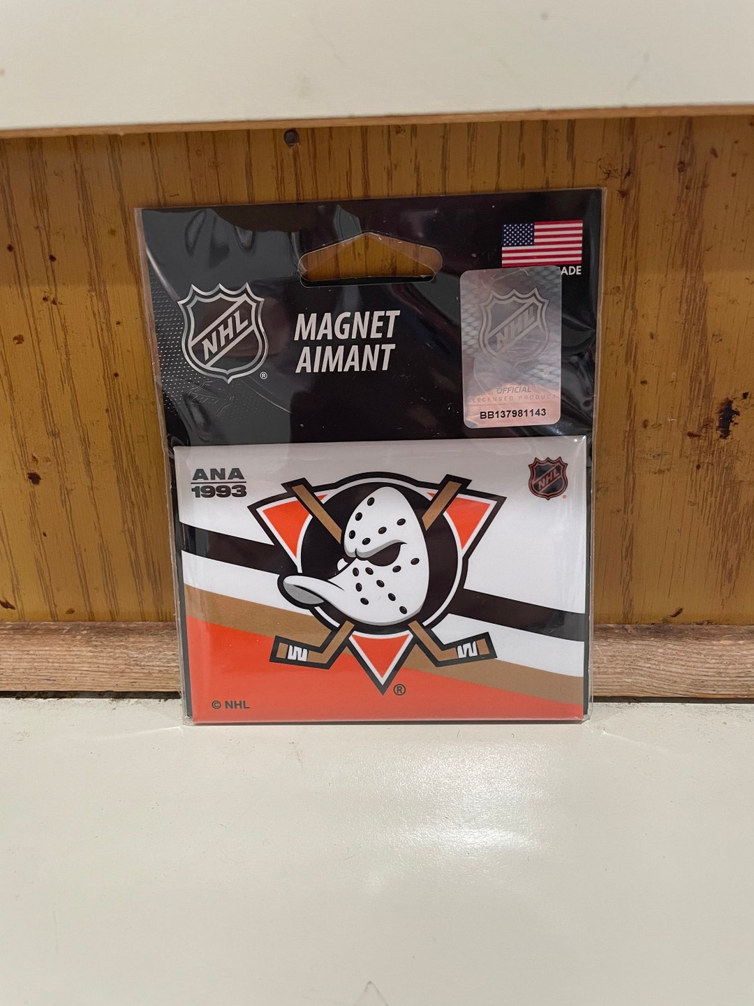 Anaheim Mighty Ducks 1993 Retro Magnet - Etsy