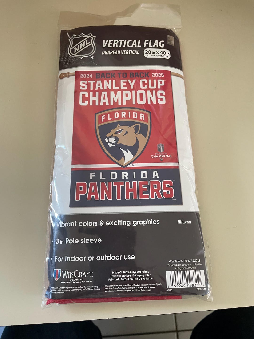 Florida Panthers Banner Vertical Flag 2025 Champions - Etsy