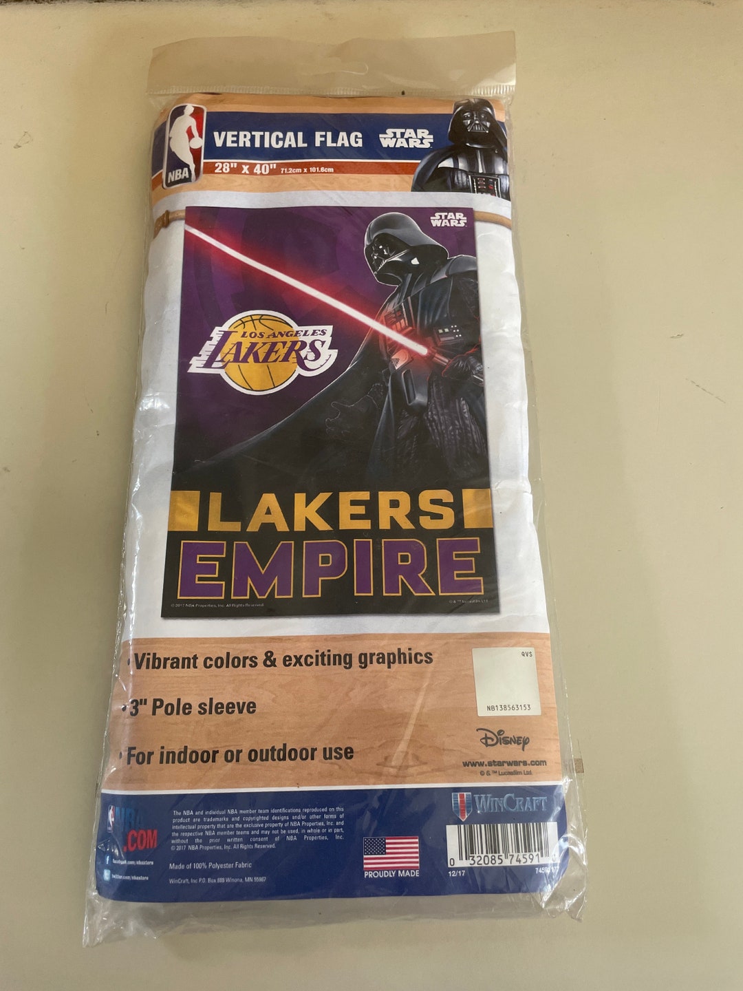 Los Angeles Lakers Unique Vertical Flag 28x40 - Etsy