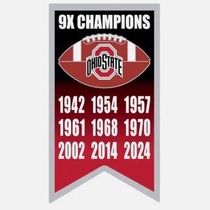 Ohio State Buckeyes Pin 9 X Champions Hat Lapel Collector - Etsy