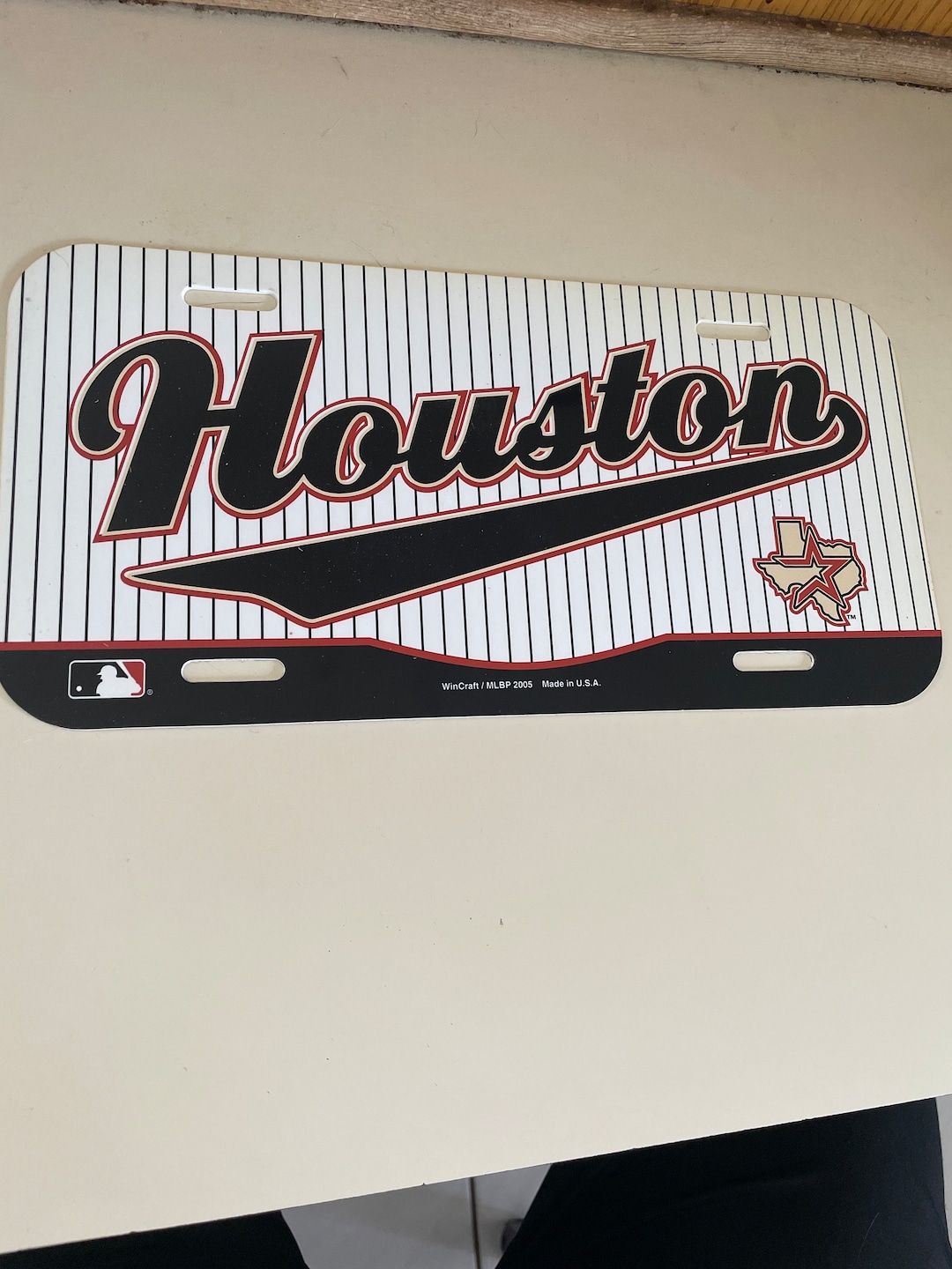 Houston Astros Plastic License Plate - Etsy