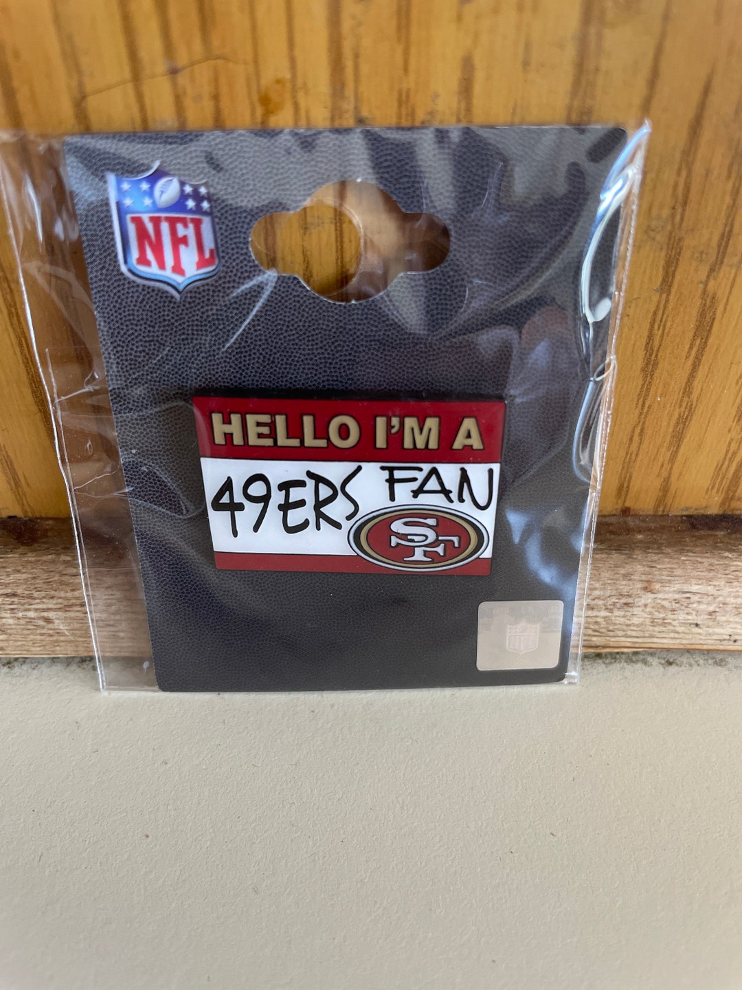 San Francisco 49ers Name Tag Hat Lapel Collector Pin - Etsy