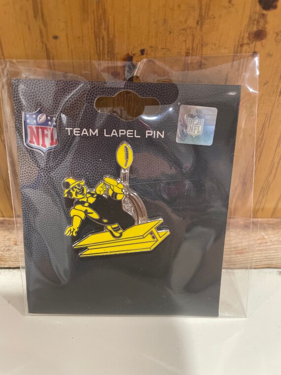 Pittsburgh Steelers Pin Retro Steely Mcbeam Original Logo - Etsy