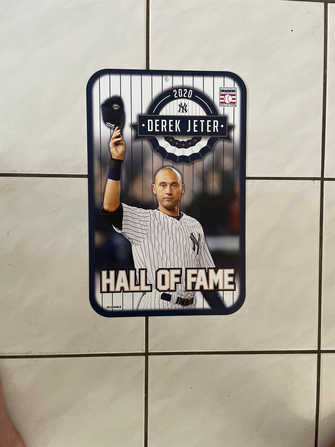 Derek Jeter Yankees Hall of Fame Locker Room Sign - Etsy