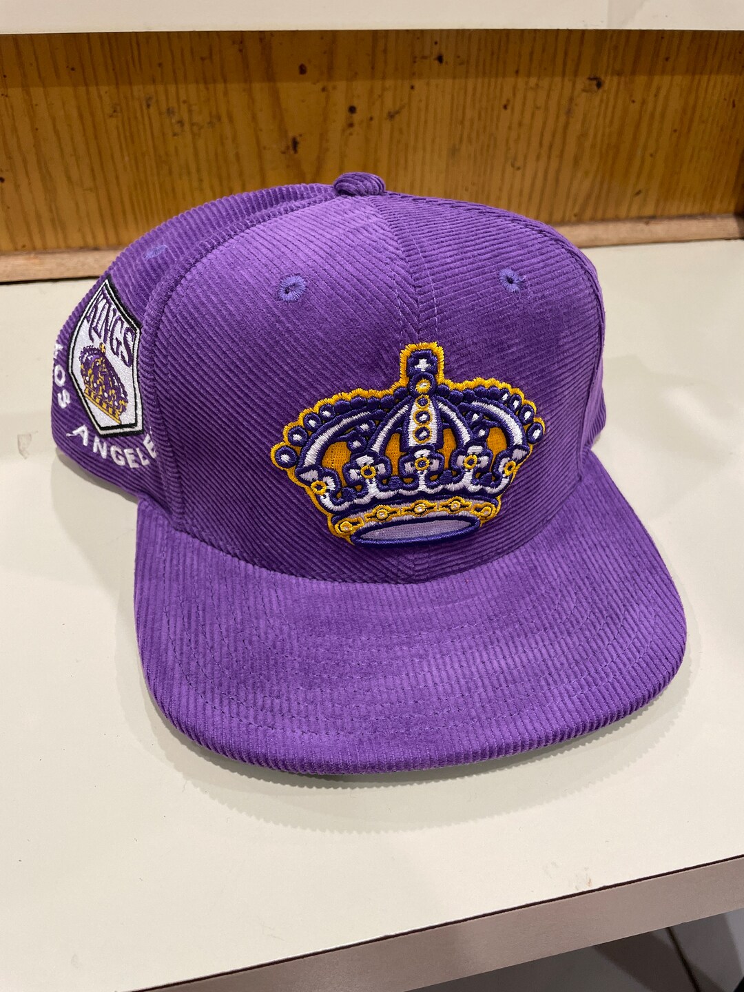 Los Angeles Kings Snapback Hat Corduroy Old School Retro - Etsy