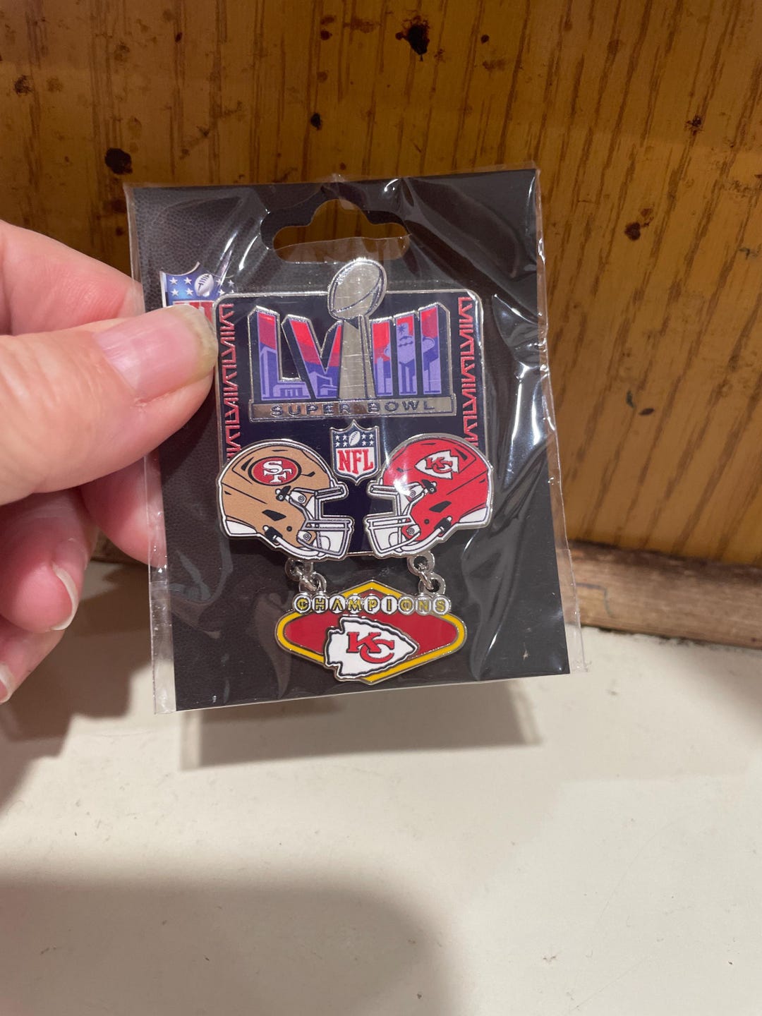 Cheifs Champions Pin 2024 Grande Hanging Pin Hat Lapel Collector - Etsy