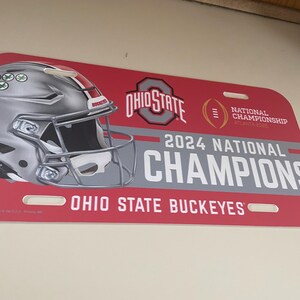 Ohio State Buckeyes License Plate Champions - Etsy
