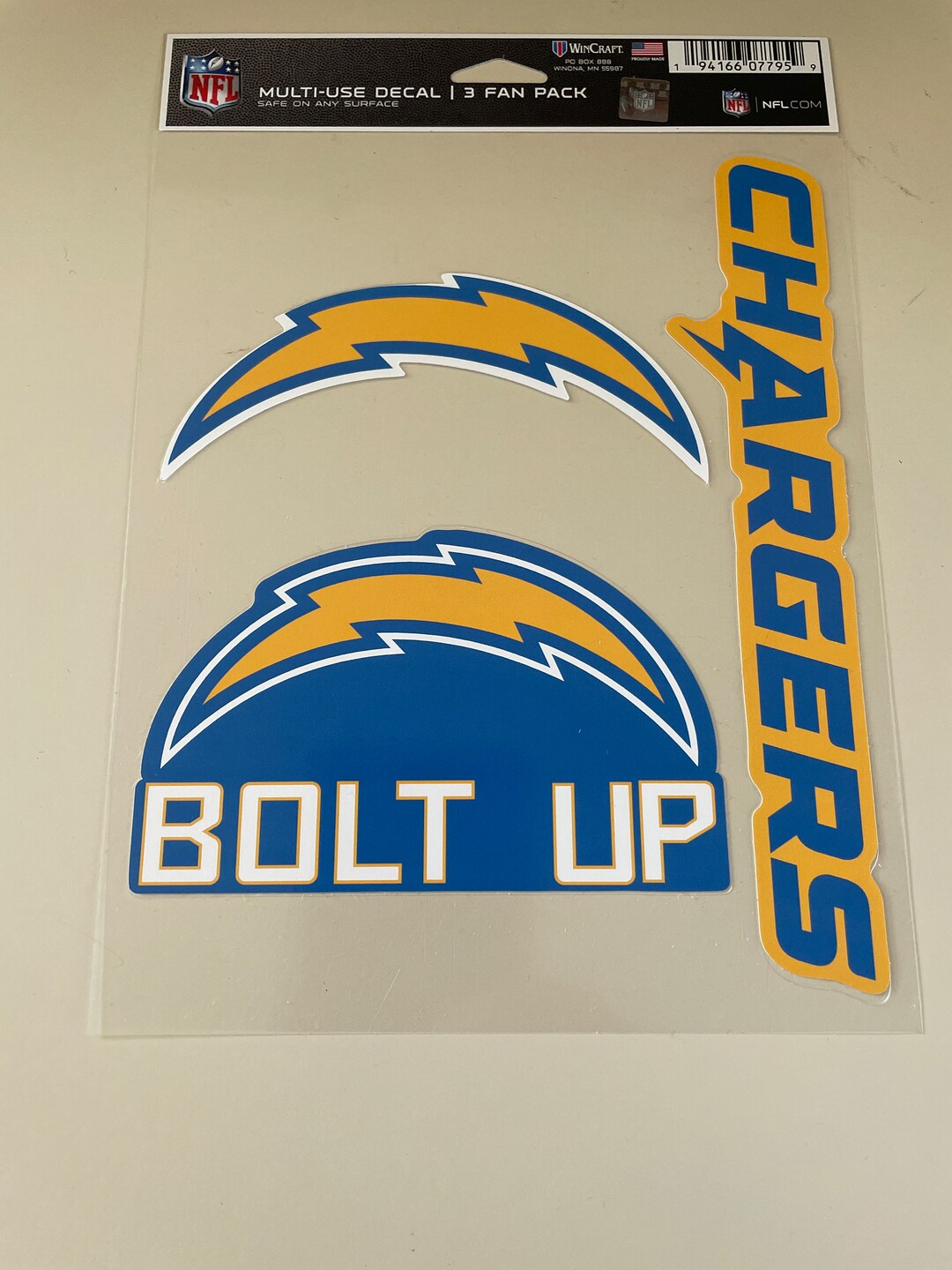 Chargers Decal Set 3 Decals Fan Pack - Etsy