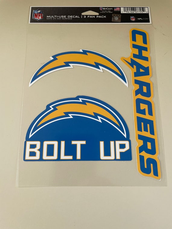 Chargers Decal Set 3 Decals Fan Pack - Etsy
