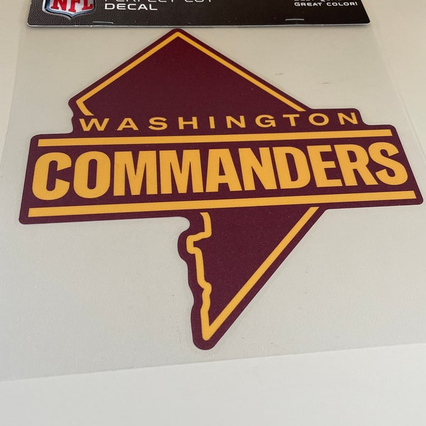 Washington Commanders Decal - Etsy