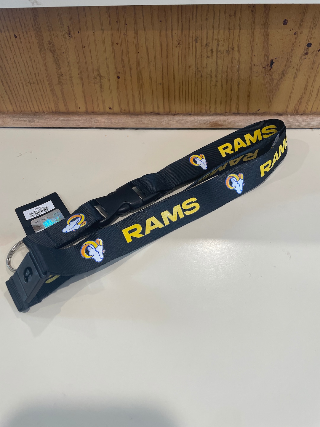 Black Los Angeles Rams Lanyard - Etsy