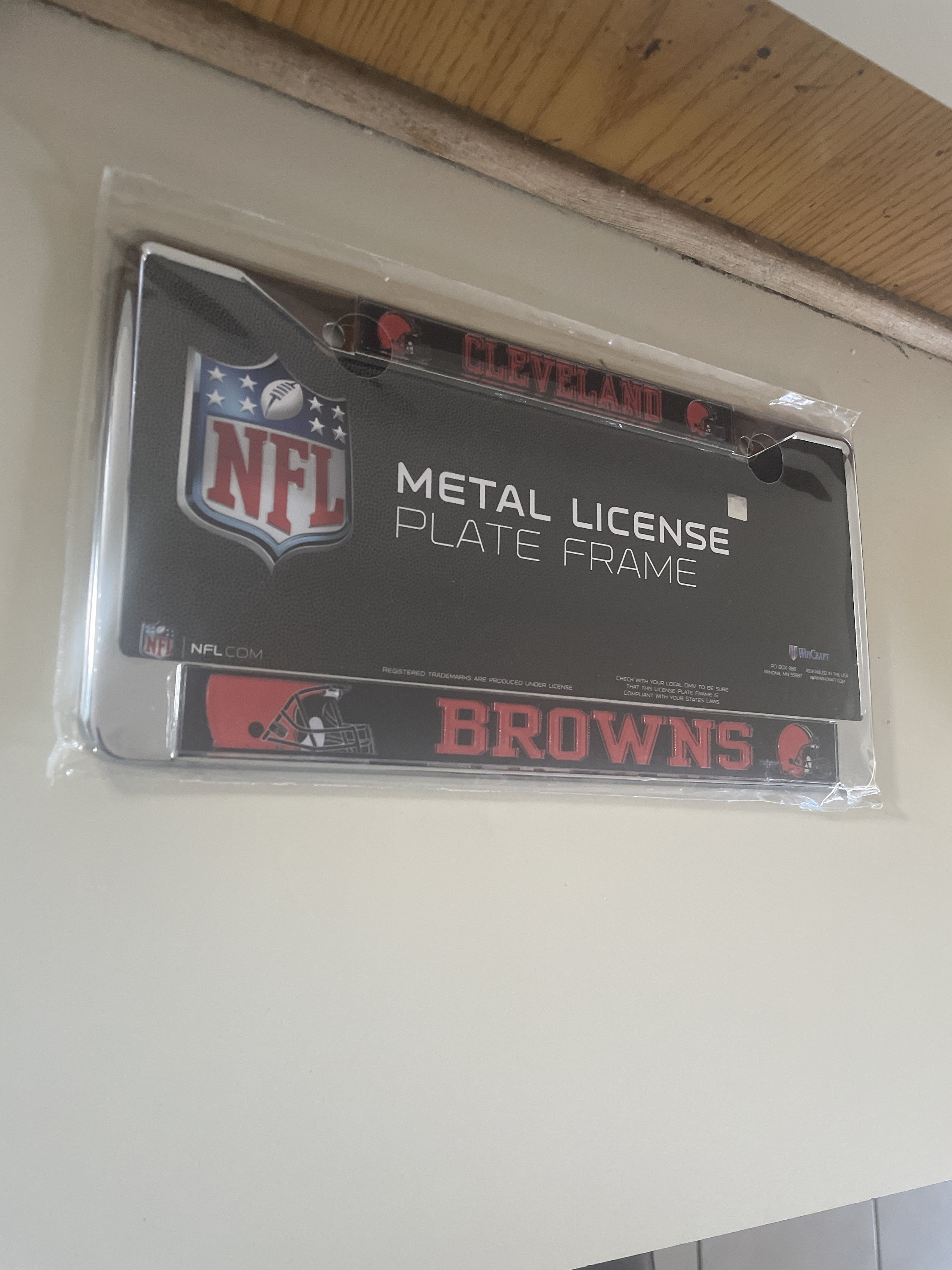 Cleveland Browns License Plate Frame - Etsy