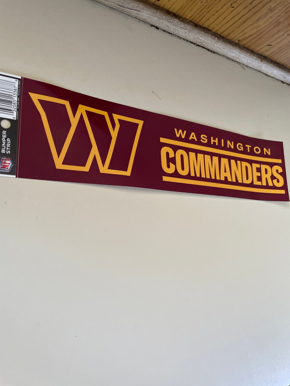 Washington Commanders Bumper Sticker - Etsy
