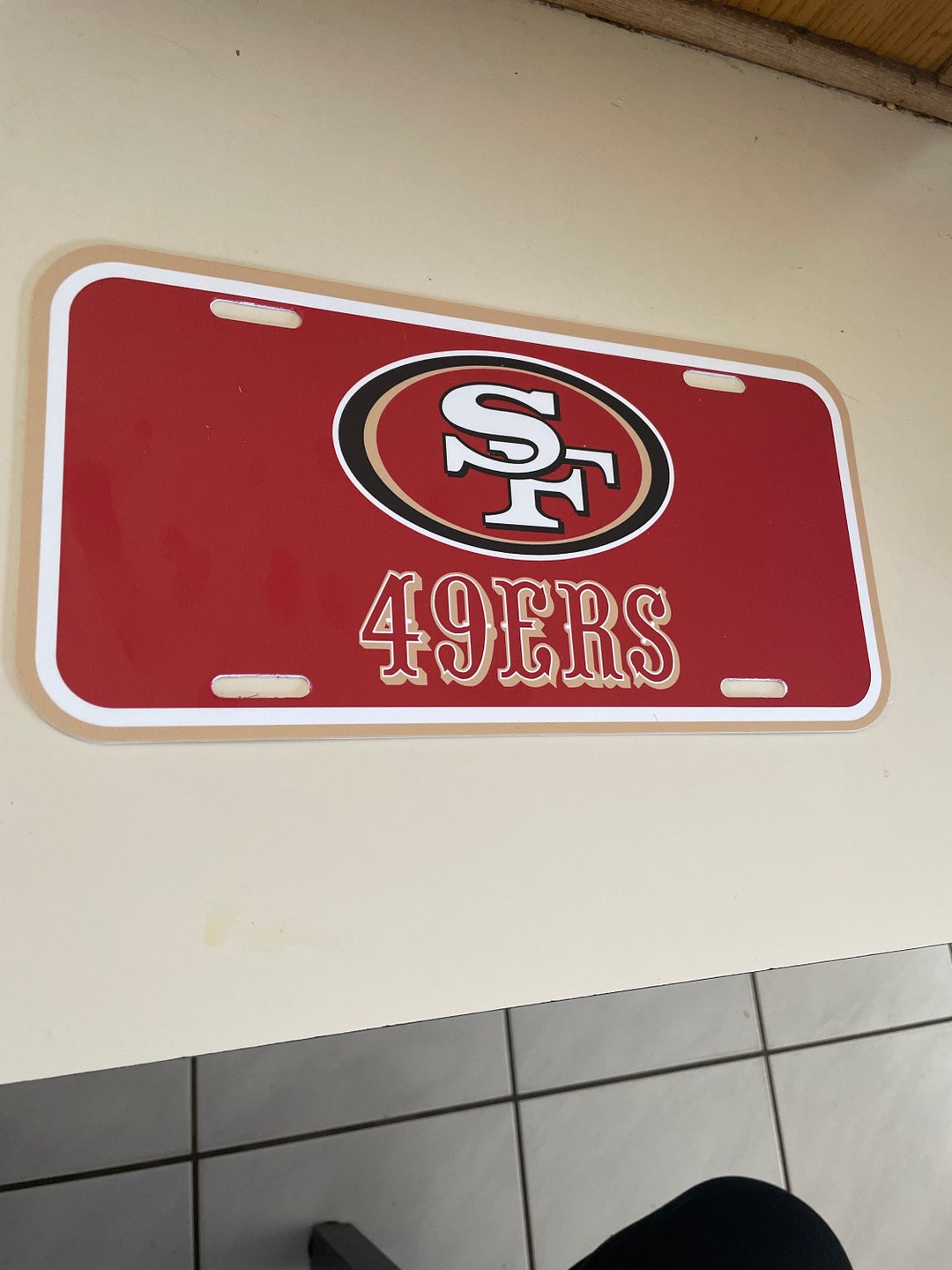 San Francisco 49ers License Plate - Etsy