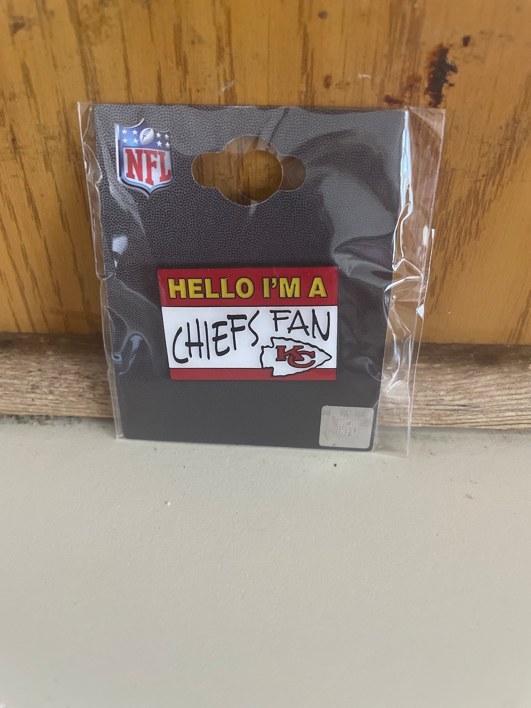 Kansas City Chiefs Name Tag Pin Hat Lapel Collector - Etsy