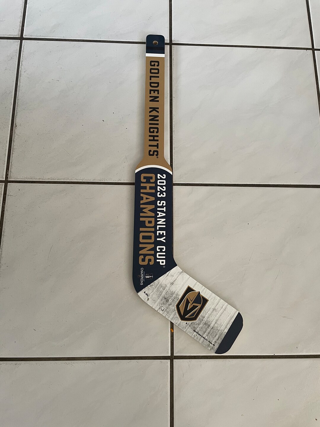 Las Vegas Golden Knights Champions Mini Goalie Stick - Etsy