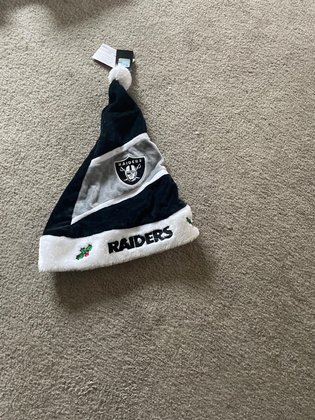 Raiders Santa Hat - Etsy