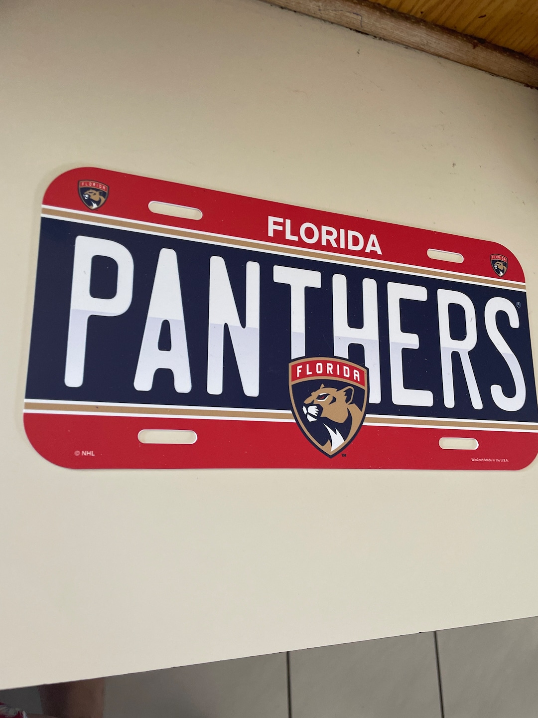 Florida Panthers License Plate - Etsy