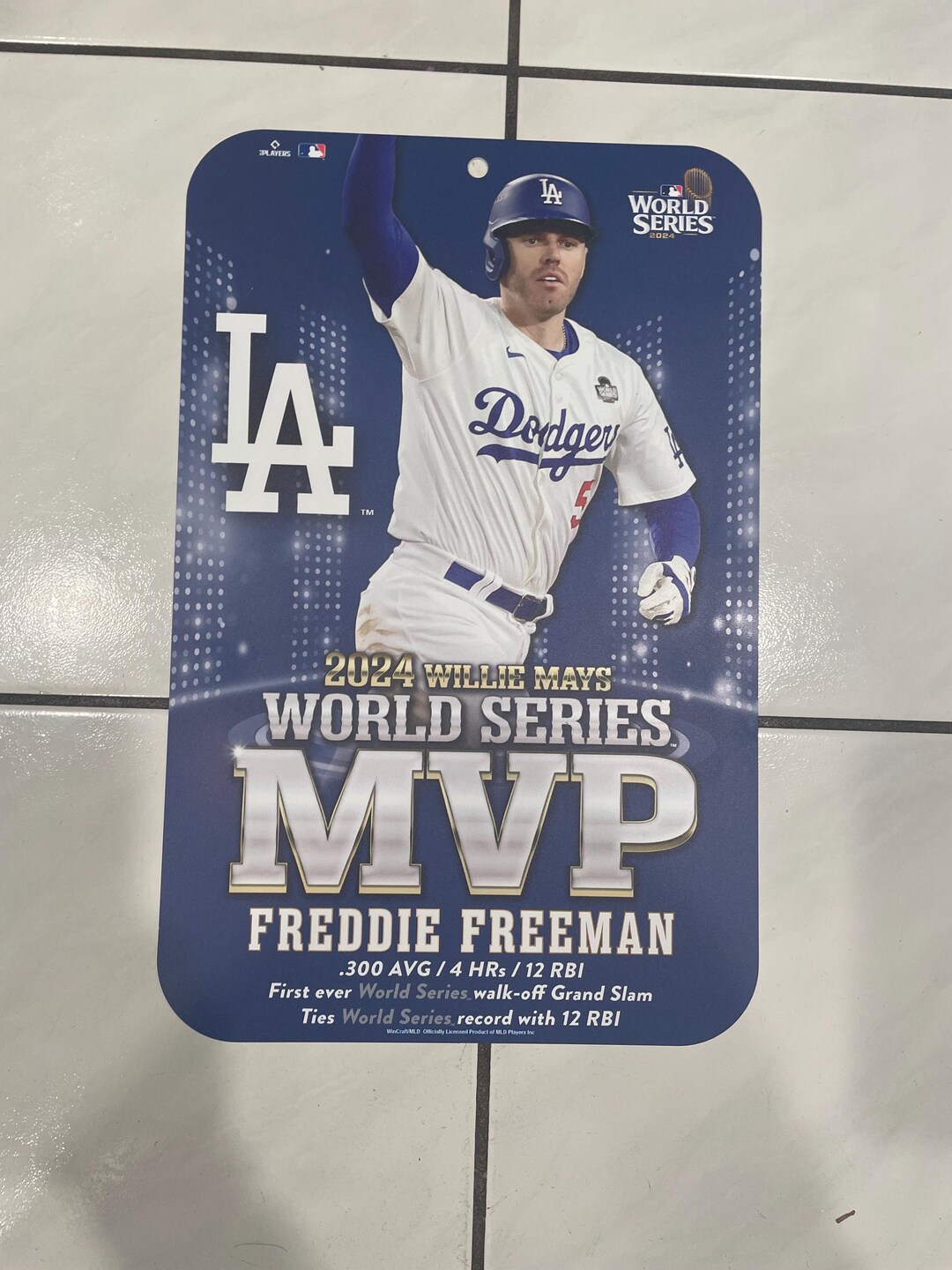 Freddie Freeman MVP Sign 11x17 World Series Champions - Etsy