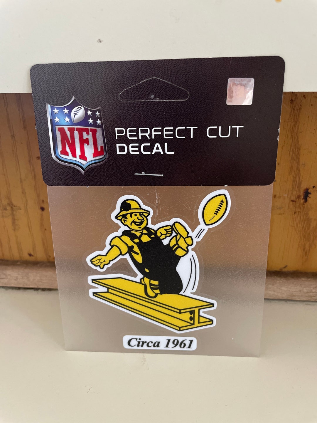 Pittsburgh Steelers Decal Retro Original 1961 - Etsy