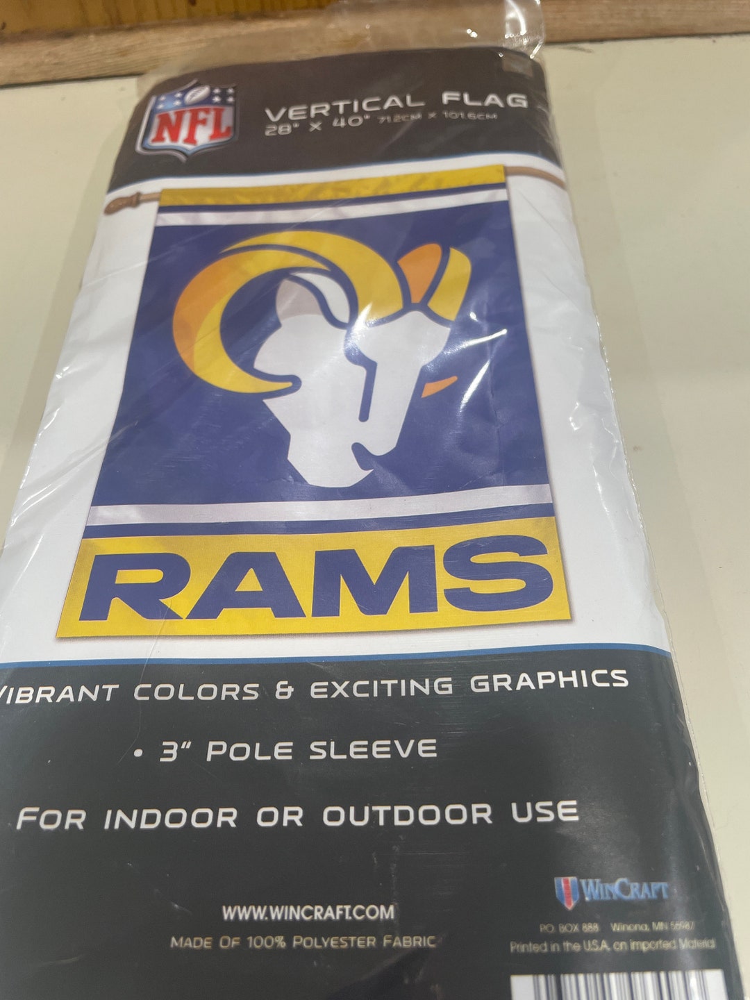 Los Angeles Rams Banner Vertical Flag 28x40 - Etsy