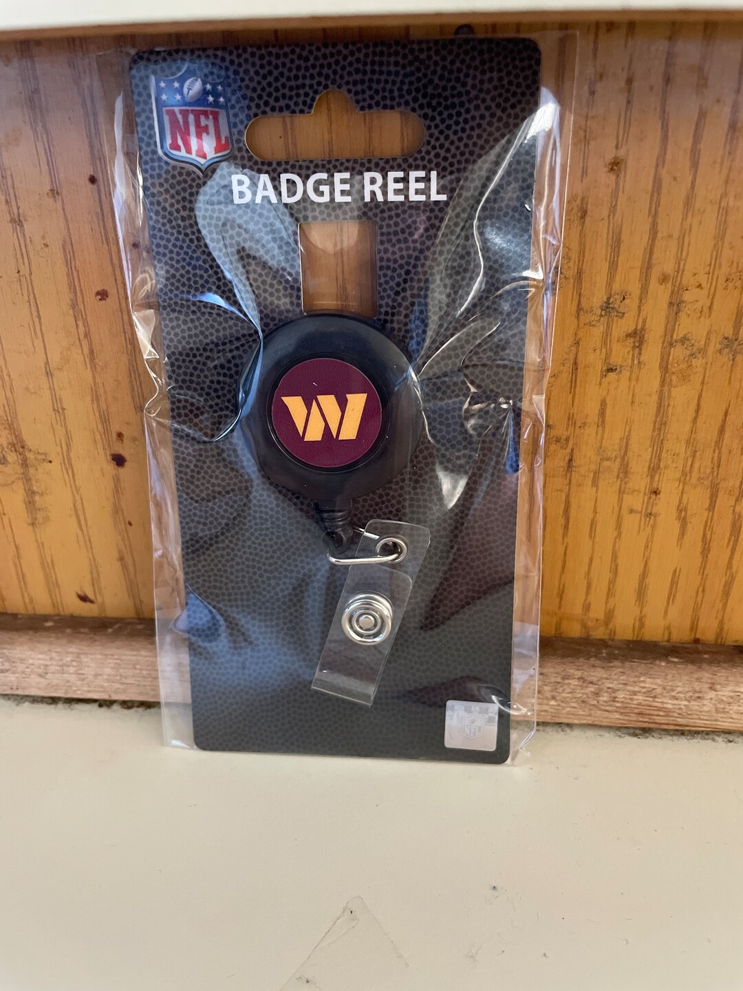 Washington Commanders Badge Holder Reel - Etsy