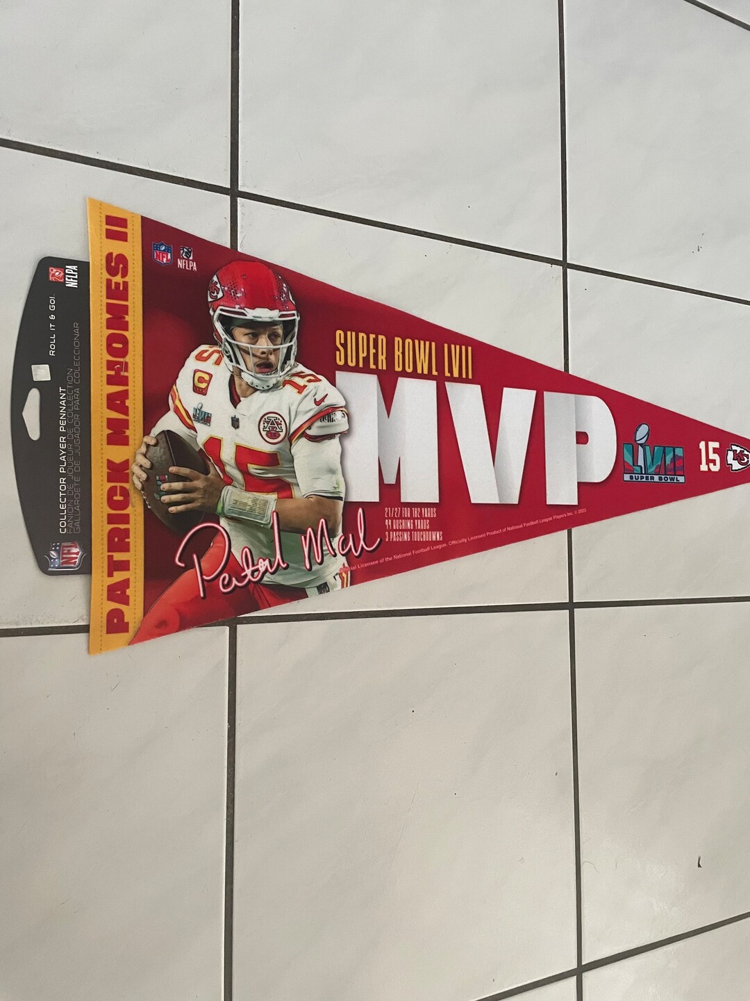 Chiefs Premium Pennant Mahomes MVP - Etsy